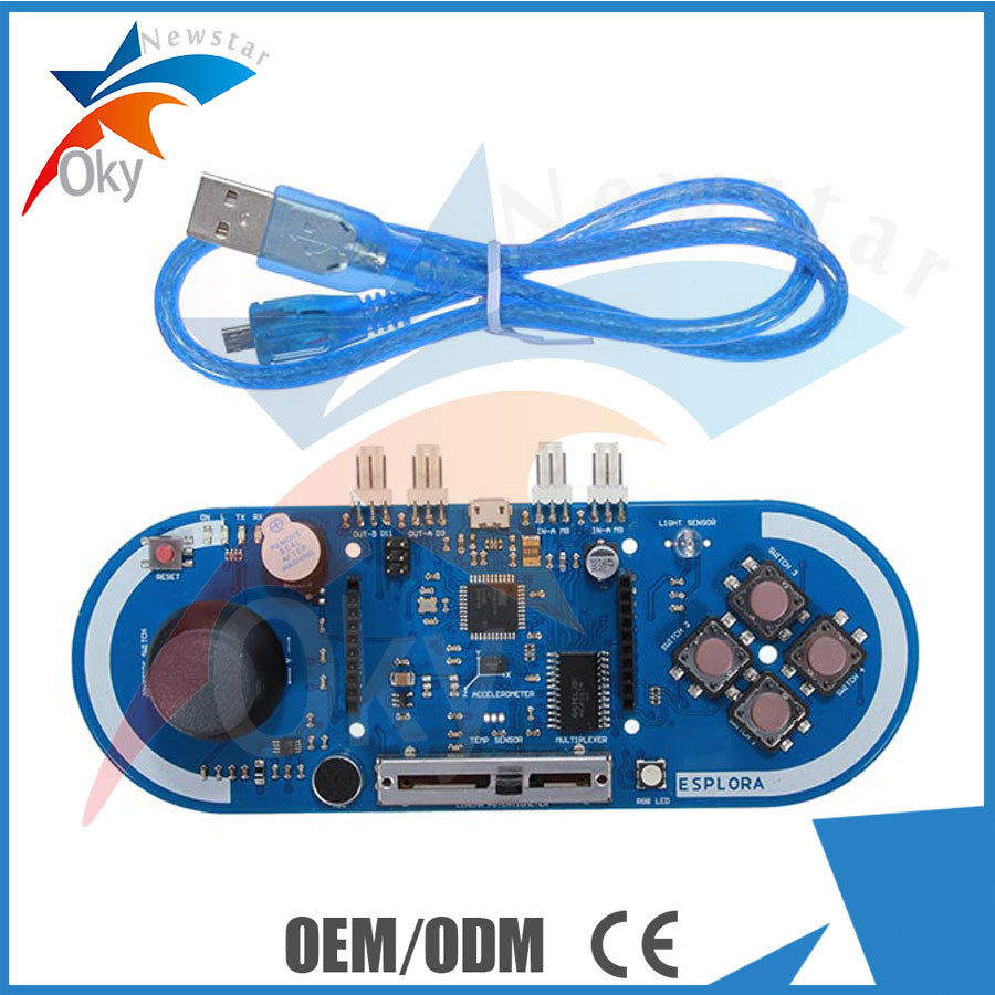 Atmega32u4 Arduino 제어기 보드esplora 게임 프로그램 모듈 널